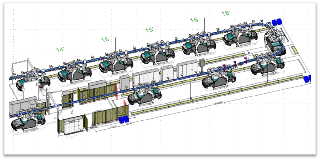 Case study: Retrofitting a final vehicle assembly line